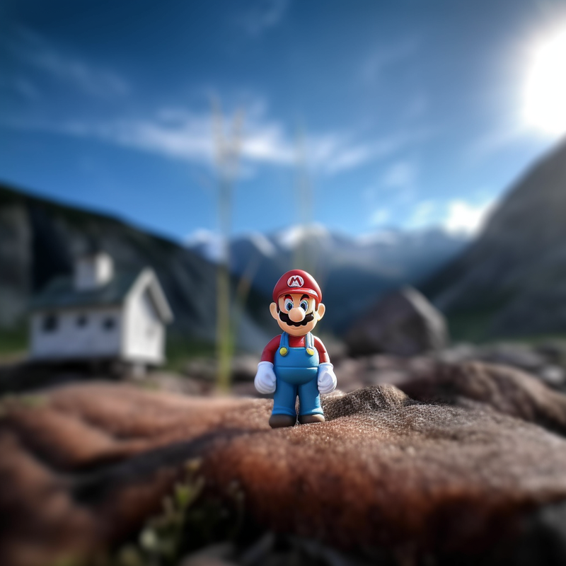 Giobbi To As a diorama Mario in Antartide Shot with a 50mm lens ...