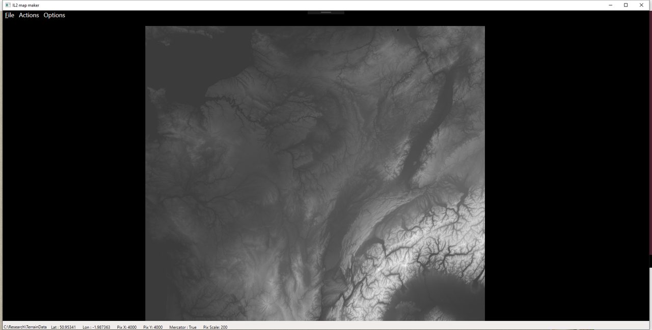 Terrain height map generator for slibenli
