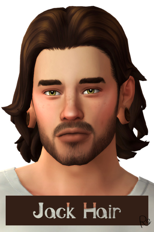 Jack Hair For Men - The Sims 4 Create a Sim - CurseForge