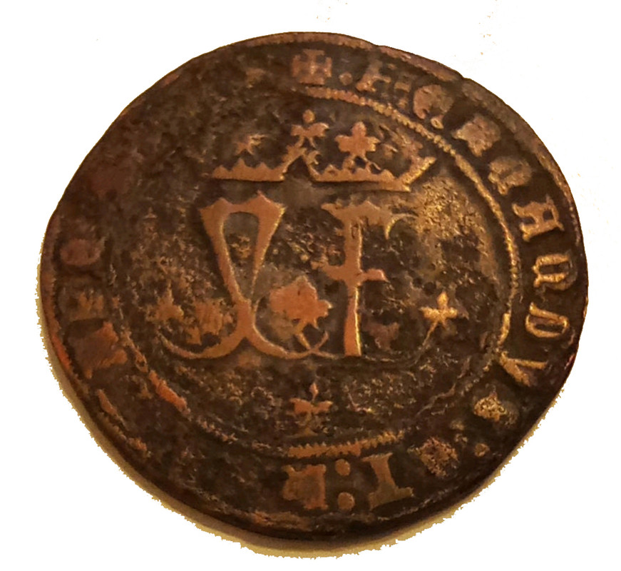 Reyes Católicos-4 Maravedís para circular en Santo Domingo