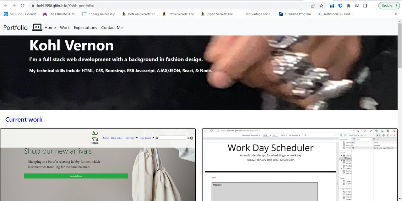 GitHub - Kohl1998/Kohls-portfolio: This is a single webpage about myself as a developer where I ...