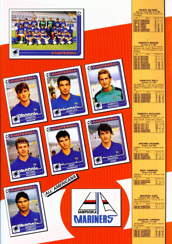 Calciatori 1986 1987 Panini 29 — Postimages