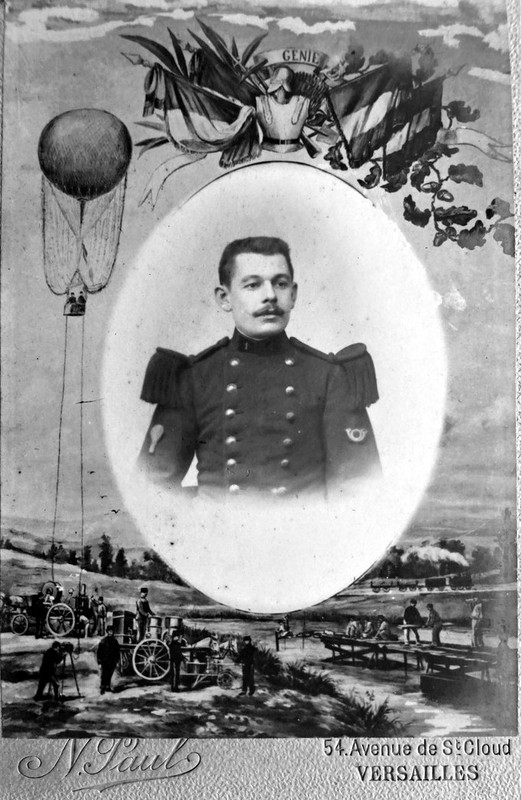 1887 1900 Sapeur aérostier 1e RG — Postimages