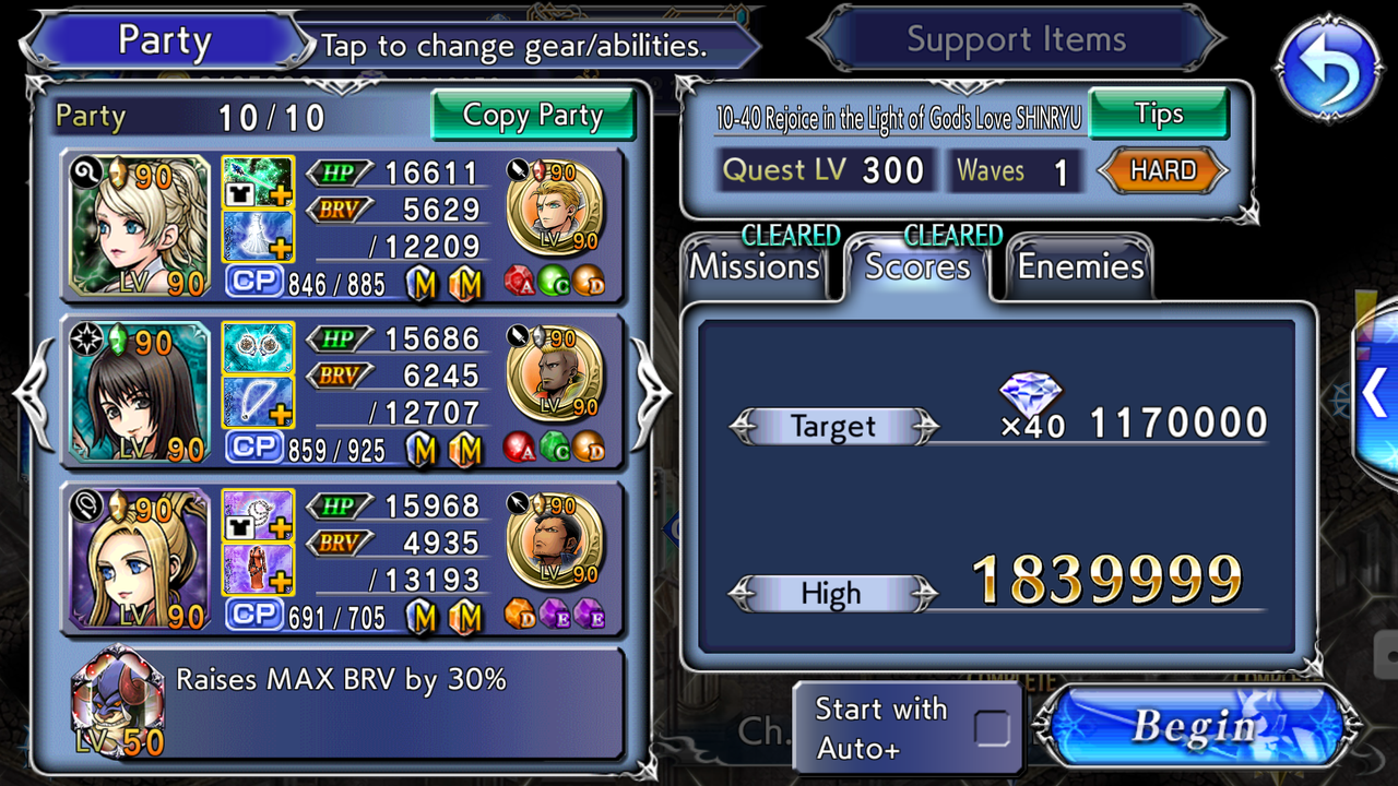 Act 3 Chapter 10 Part 2 Shinryu Strategy and Team Comp : r/DissidiaFFOO