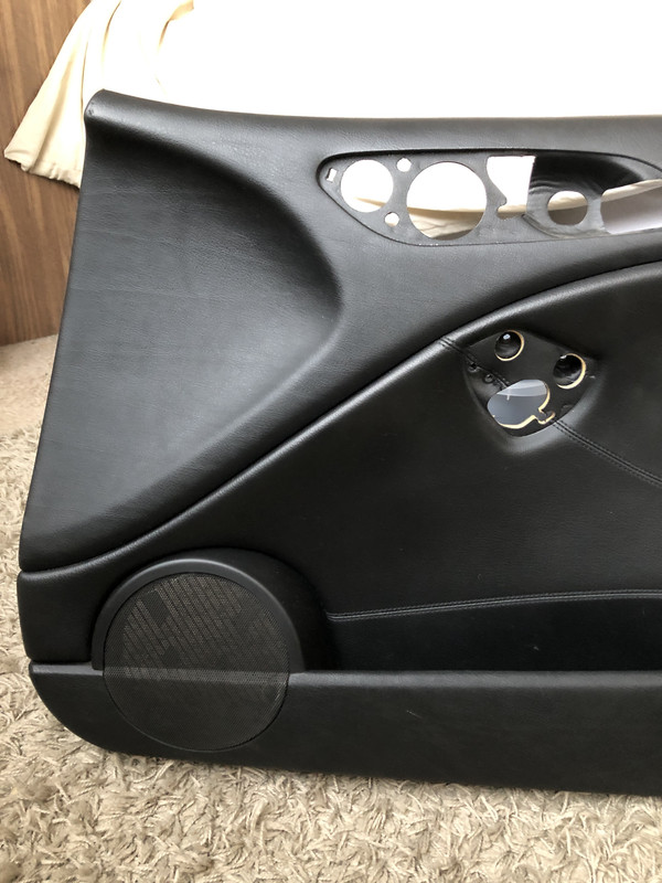 Front E46 M3 Black Door Cards | The M3cutters