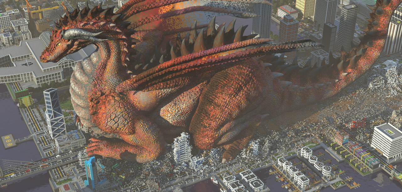 Large collection of my dragon builds renders [Vol. 1]