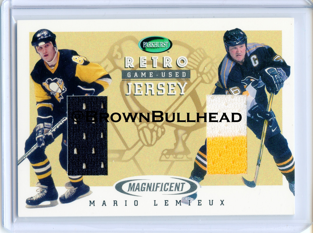 Magnificent Inserts MI 05 Mario Lemieux Dual Jersey COPY 8 A — Postimages
