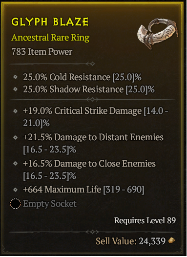 Nice Crit/life Ring - Topic - d2jsp