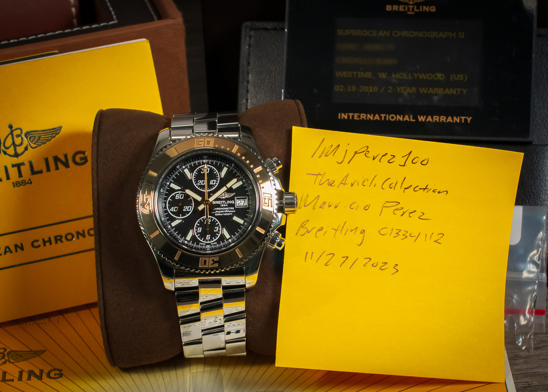 [WTS] Breitling Superocean Chronograph 18k Rose Gold & Steel – BOX ...
