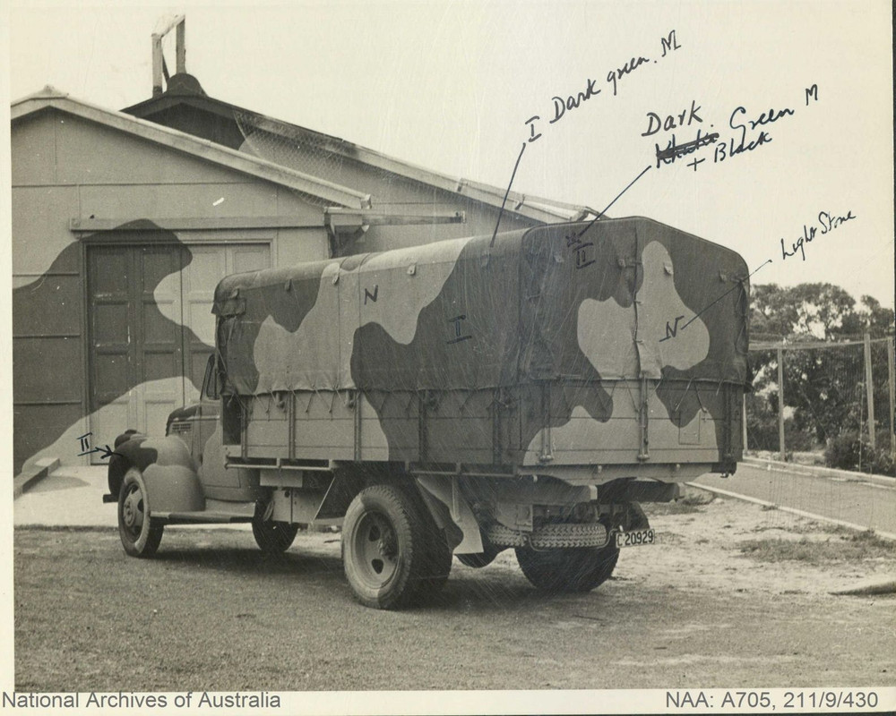 Australian 1941 Chevrolet RAAF camo scheme — Postimages