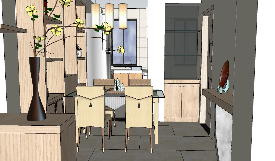 1020 Interior Classic Scene Sketchup Model Free Download Part 3