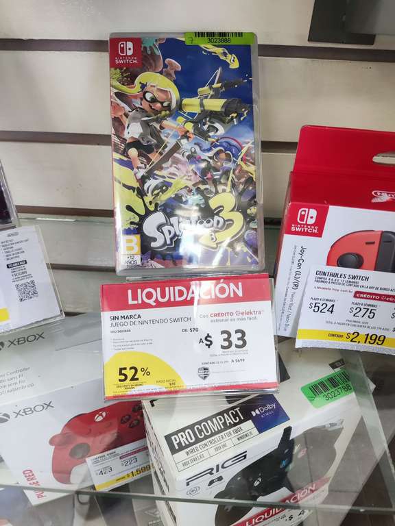 Elektra Splatoon 3 Para Nintendo Switch