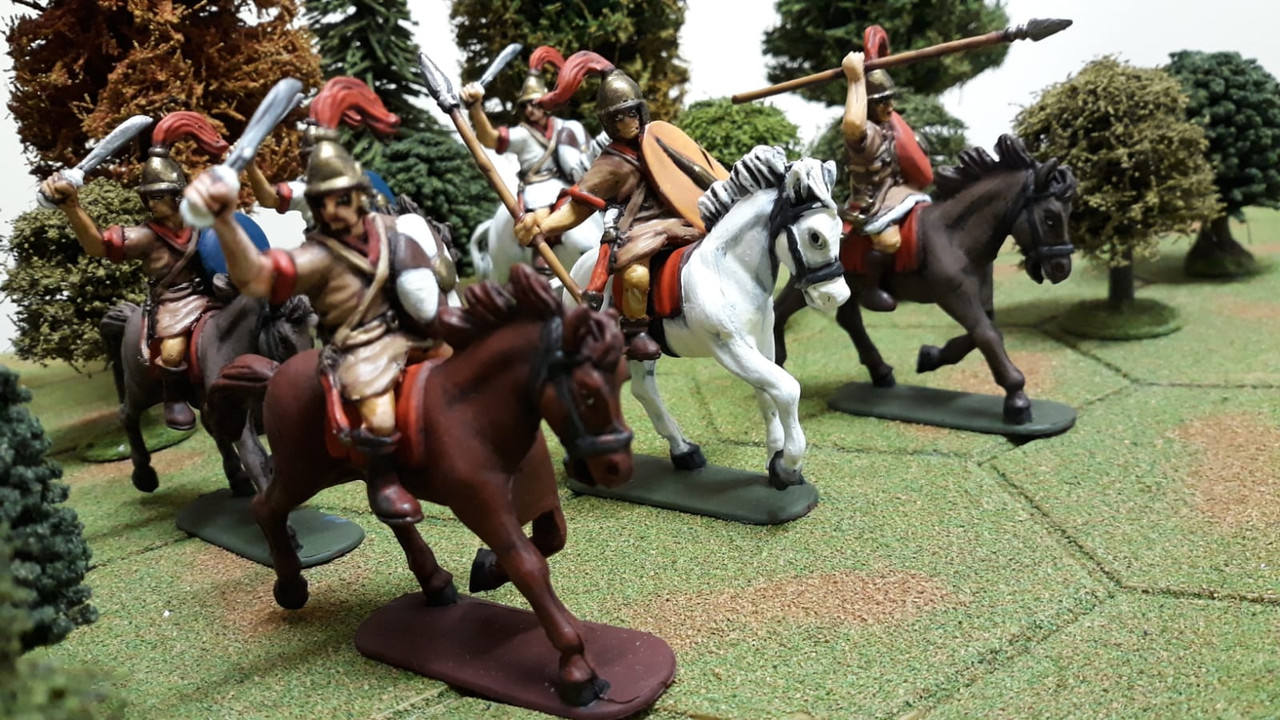 Hannibal's Army PUNIC W 54 MM Hisp Cavalry 04 — Postimages