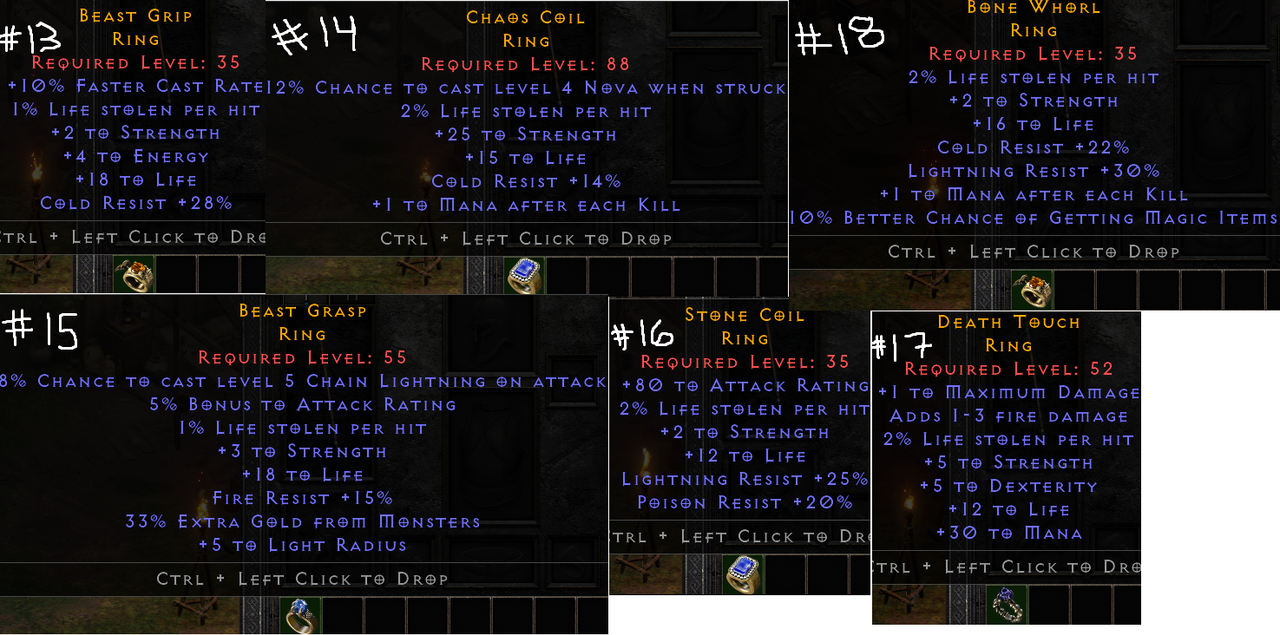 Some Gg Blood Rings - Topic - d2jsp