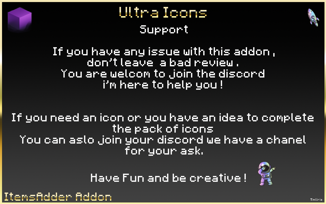 (Out Dated) ⭐⭐ Ultra Icons ⭐⭐ ItemsAdder Addon - Icon Pack | SpigotMC - High Performance ...