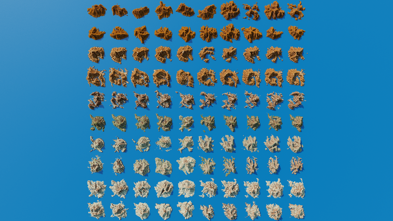 📦 500+ Custom Islands (1.19+) - Terrain Asset pack - Plains / Desert ...