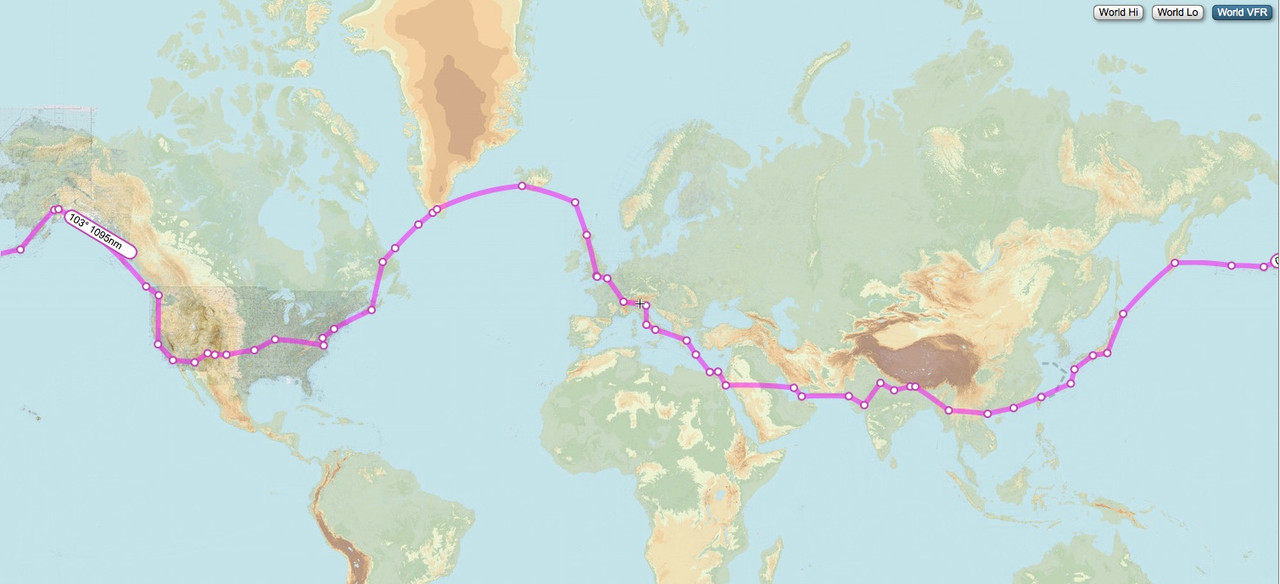 Around the world trip map - suggestions? - Microsoft Flight Simulator ...