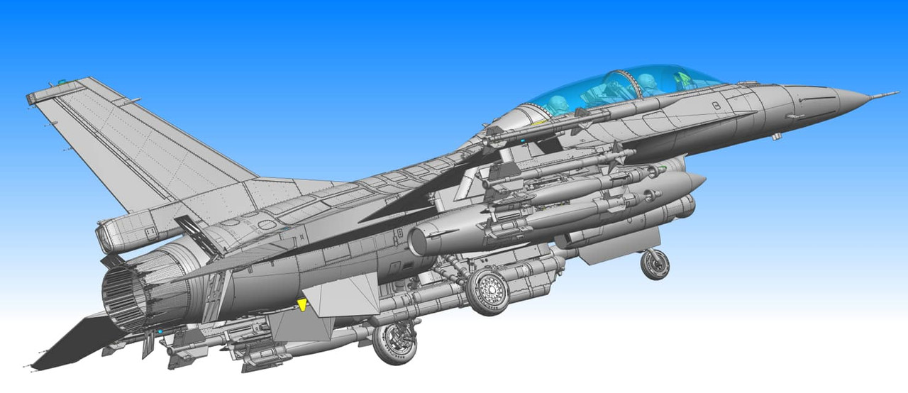 1/48 - General Dynamics F-16A/B block 20 Fighting Falcon by Minibase ...