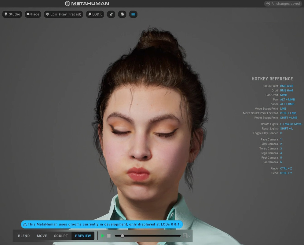 My First MetaHuman (from Early Access)! 20 Pics! - Free Daz 3D Models