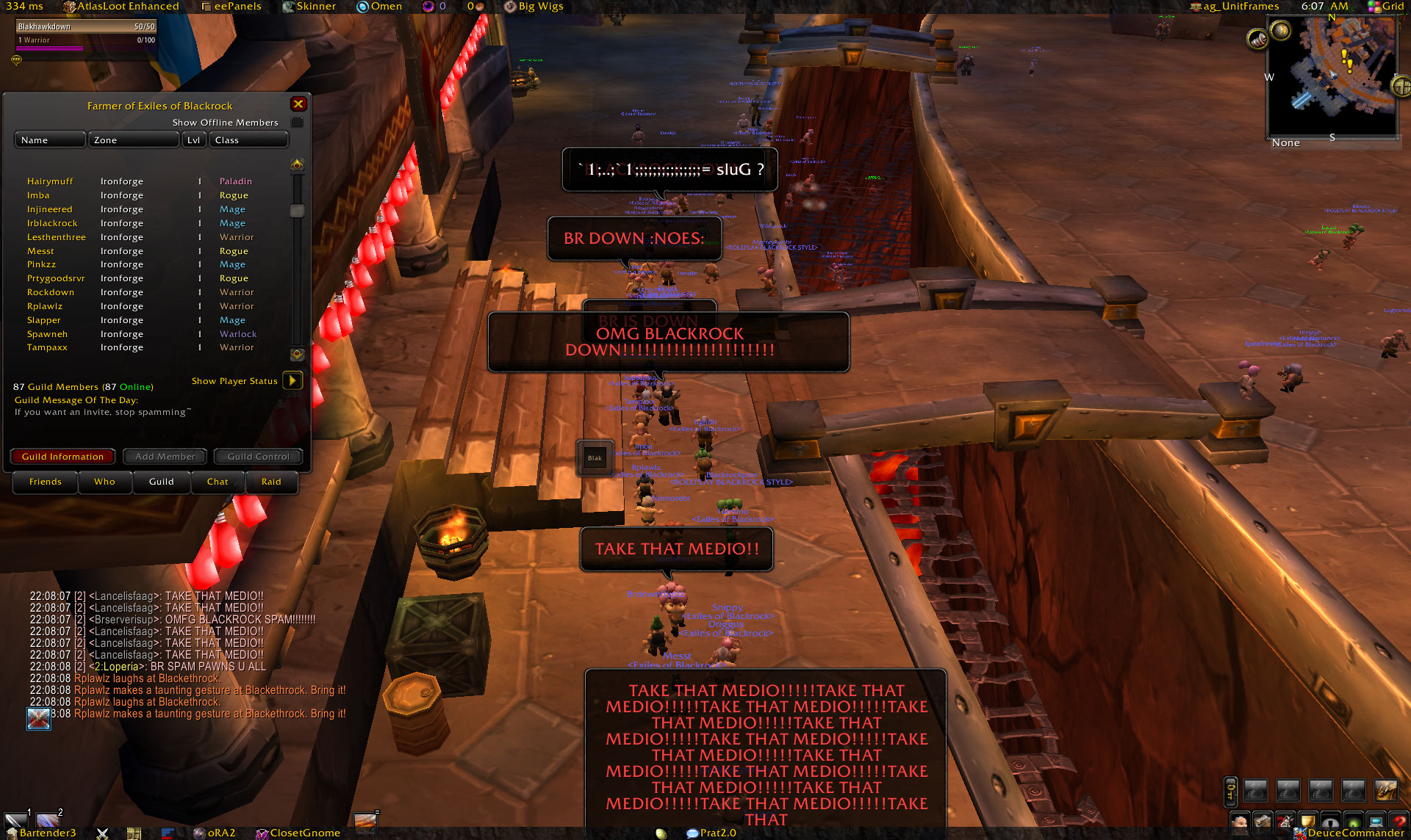 Anyone remember this? Blackrock raiding the RP Argent Dawn server in ...