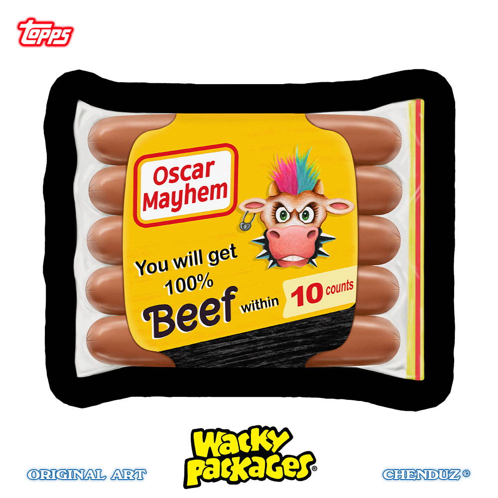 Wacky Packages Final Art Oscar Mayhem by Chenduz Post sheet — Postimages