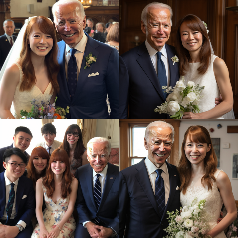 joe biden asuka wedding — Postimages