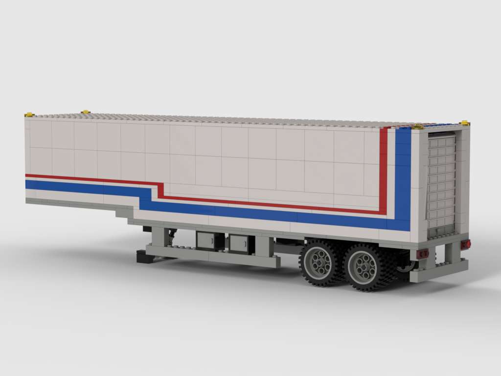 LEGO MOC Trailer for 5580 with Step by rayb | Rebrickable - Build with LEGO