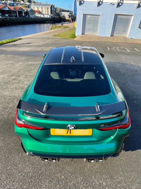 IOM green G82 M4 with M Performance aero spoiler. | Page 3 | The M3cutters