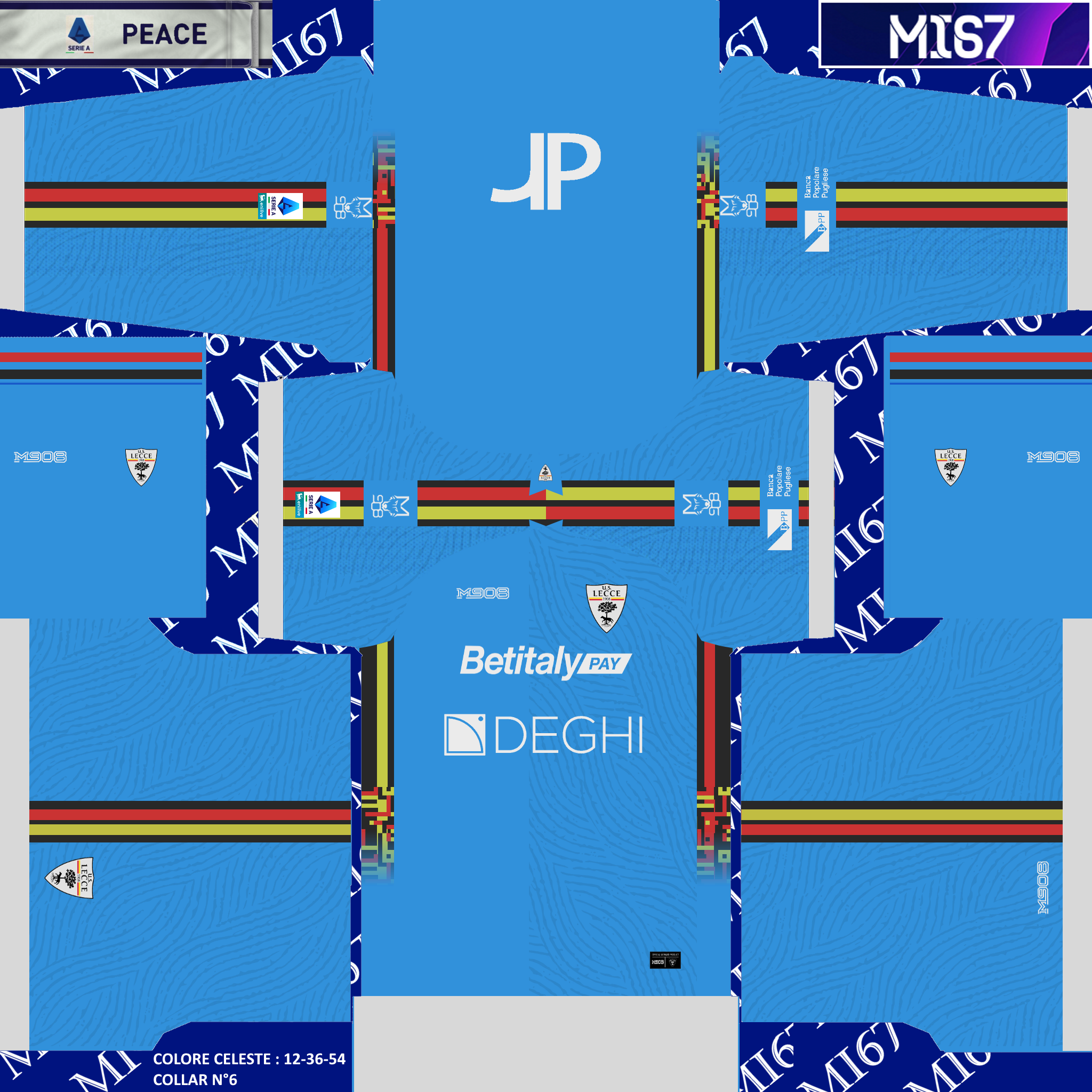 LECCE GK CELESTE LOGO — Postimages