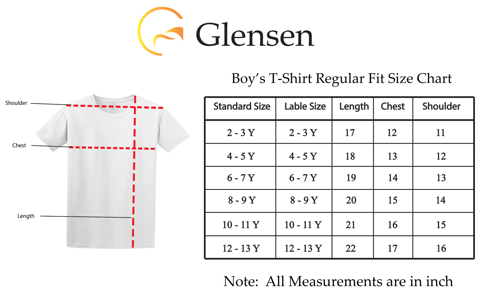 Size chart — Postimages