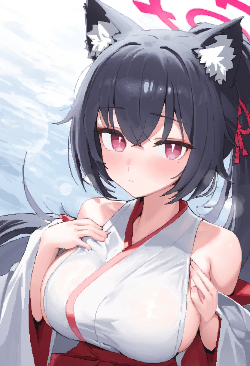 1girl, serika, blue archive, mikozin, NDGD, ohlia, {kobayashi ritz}, reoen, {{{{ s 3235243970 ...