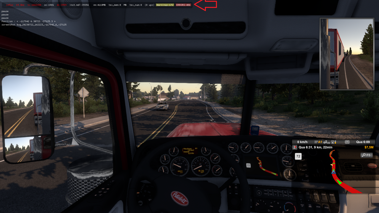 Unknown look name 'default' on model [215602] - SCS Software