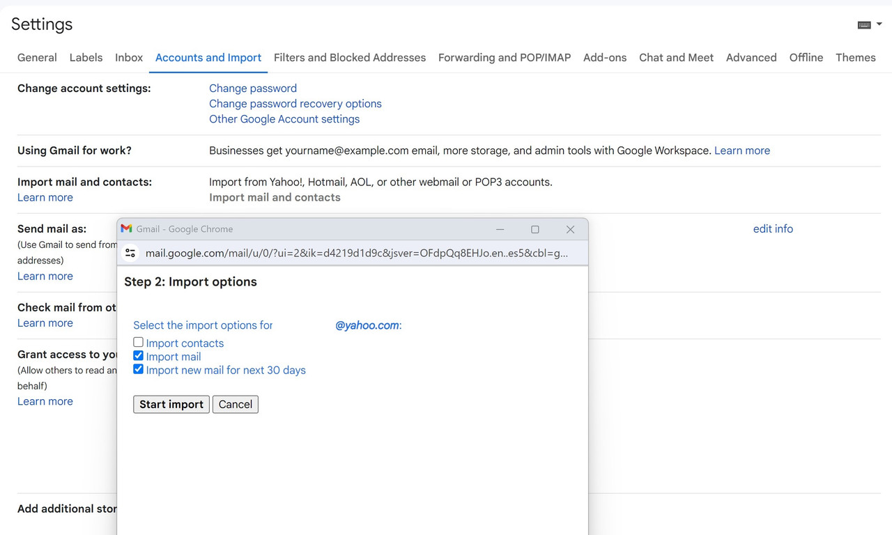 Receiving new yahoo email in Gmail : r/GMail
