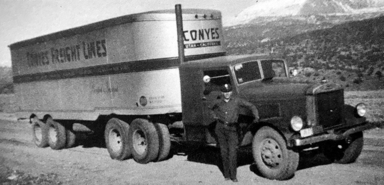 Fageol '35 6 sleeper Conyes Freight Lines — Postimages