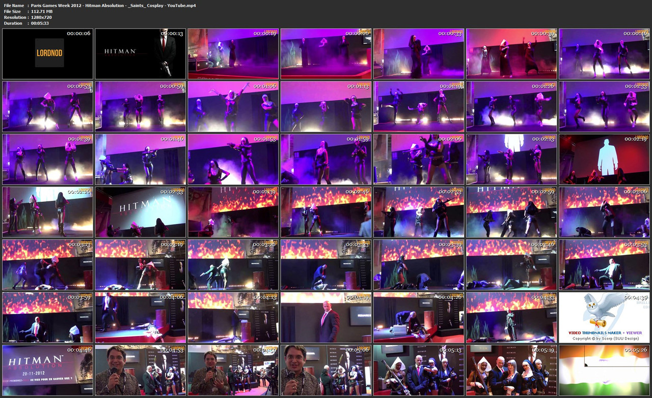 Paris Games Week 2012 Hitman Absolution Saints Cosplay Y — Postimages