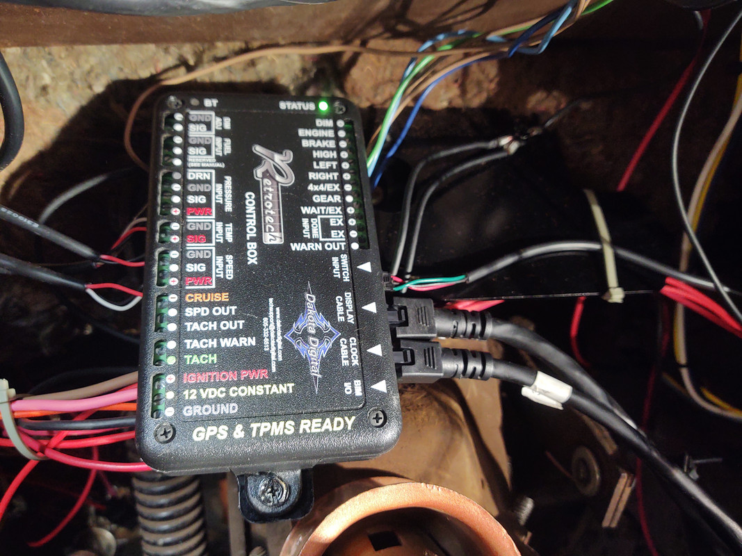 Let's see how you mounted Dakota Digital control module - The 1947 ...