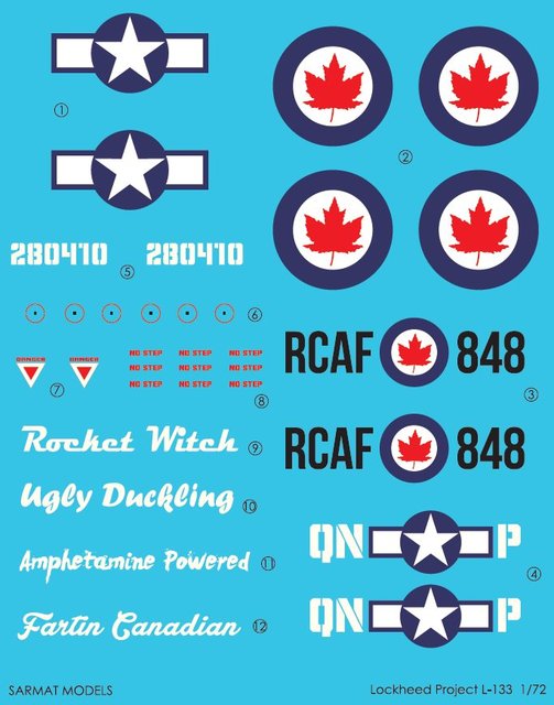1/72 - Lockheed L-133 Starjet resin kit by Sarmat Resin/Models ...