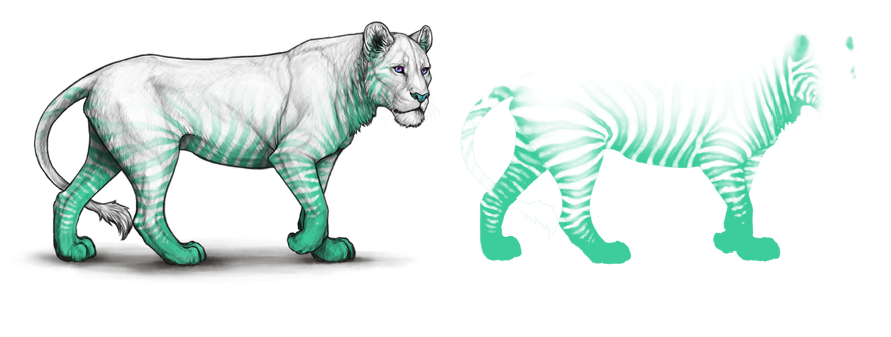 Cool green and cyan BO markings :|: Lioden