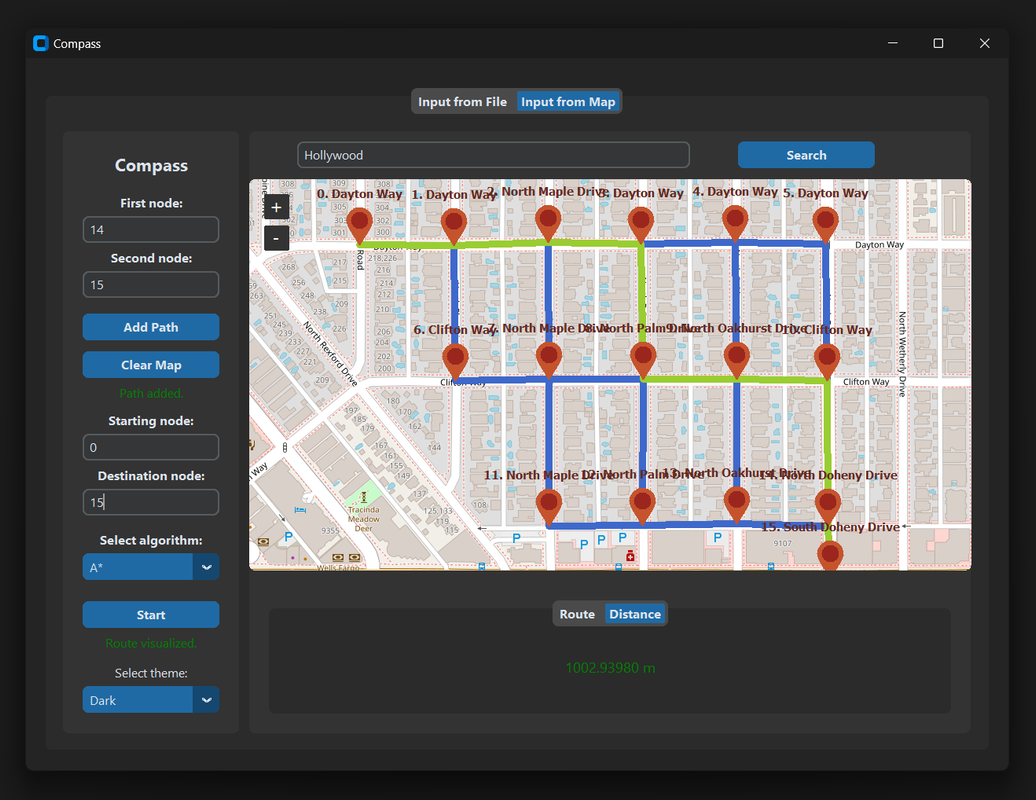 Github Noelsimboloncompass Desktop App Implementation For Pathfinding Using Ucs And A Algorithm