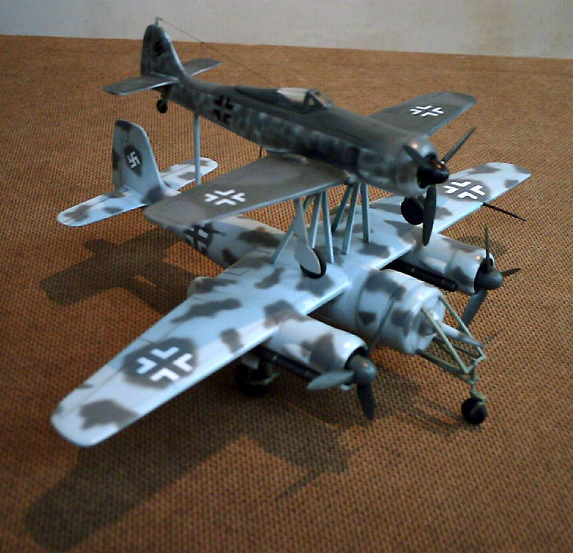 Mistel Ta-154 + FW-190 - Ready for Inspection - Aircraft - Britmodeller.com