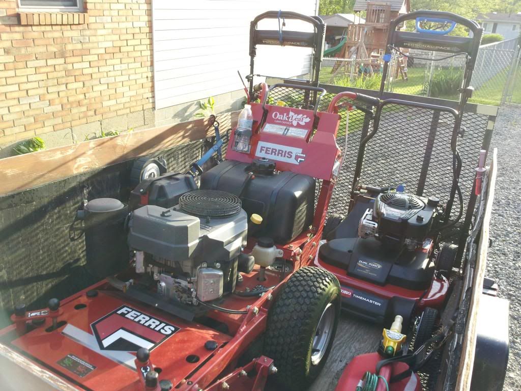 My simple and small trailer Mowing rig. | Lawn Care Forum