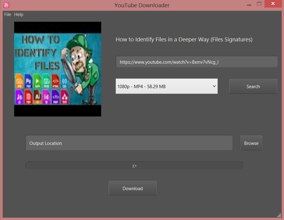 GitHub - 0xirison/YouTube-Downloader: A GUI downloader for YouTube videos