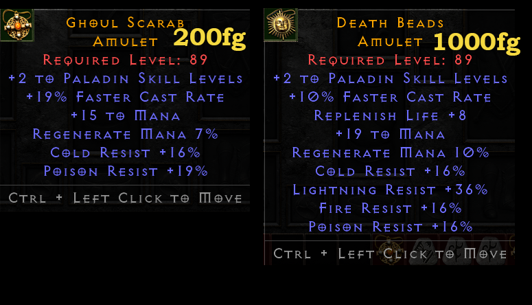 Pala Amulets - Topic - d2jsp