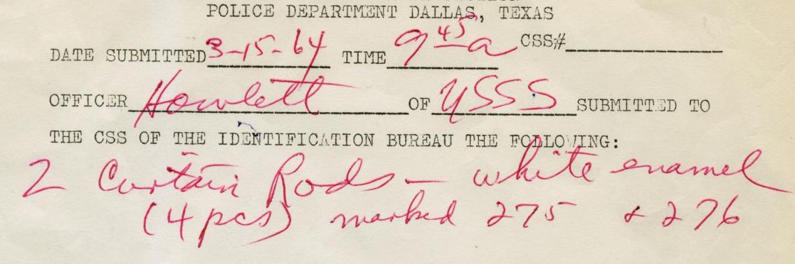 Curtain rods and the framing of Oswald - Page 3 - JFK Assassination ...
