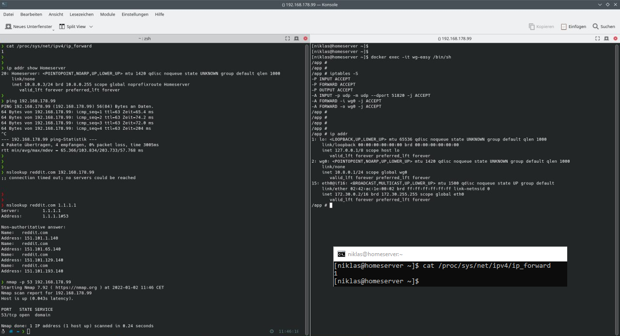 Wireguard + Adguard Home -> Hosts cannot be resolved : r/selfhosted