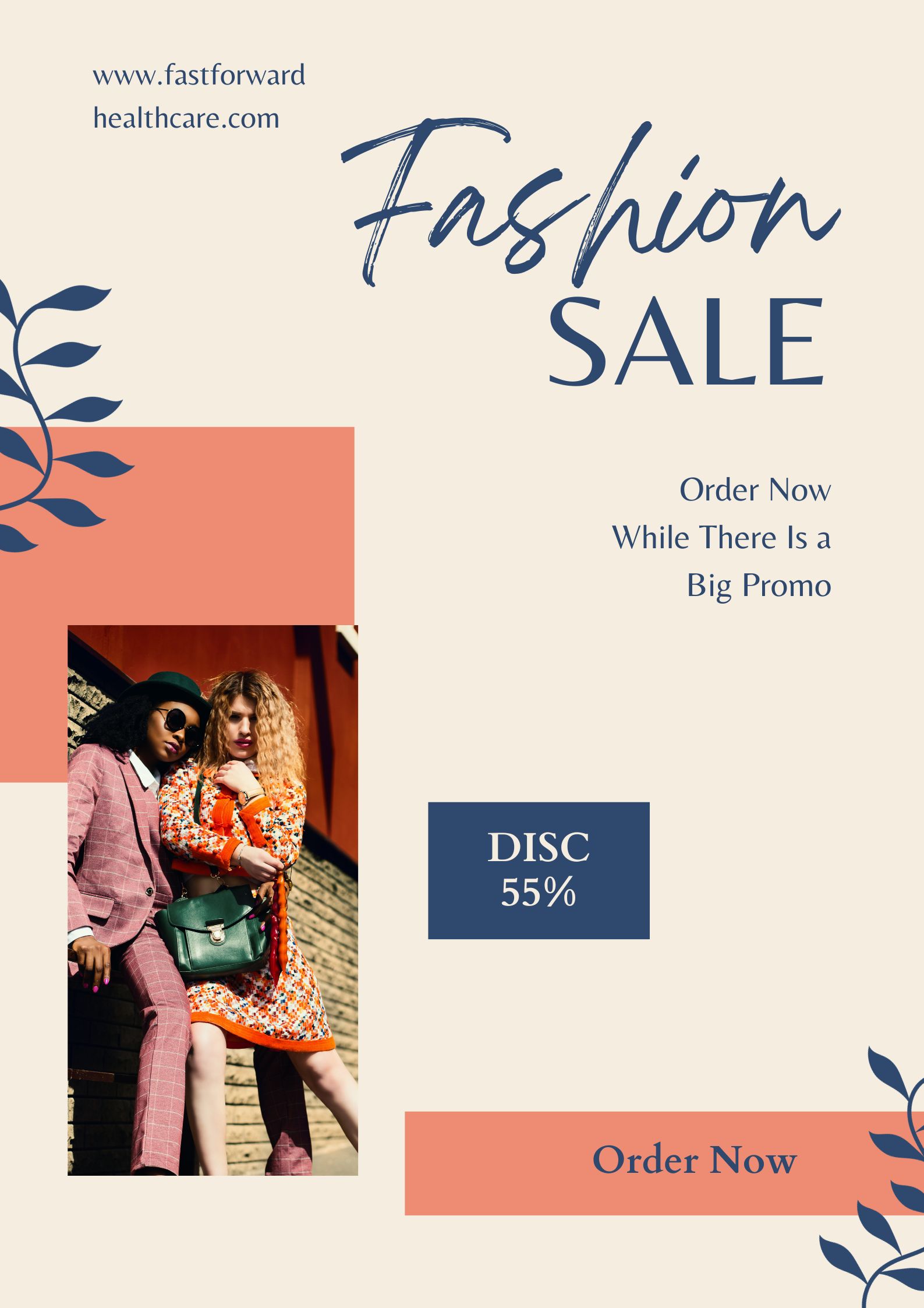 White Women Clothing Promo Poster — Postimages