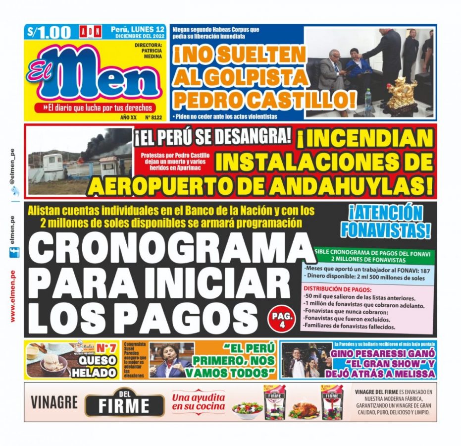 RAZONYFUERZA - Titulares del Men 5-The Real - Noticias de Chile y el mundo