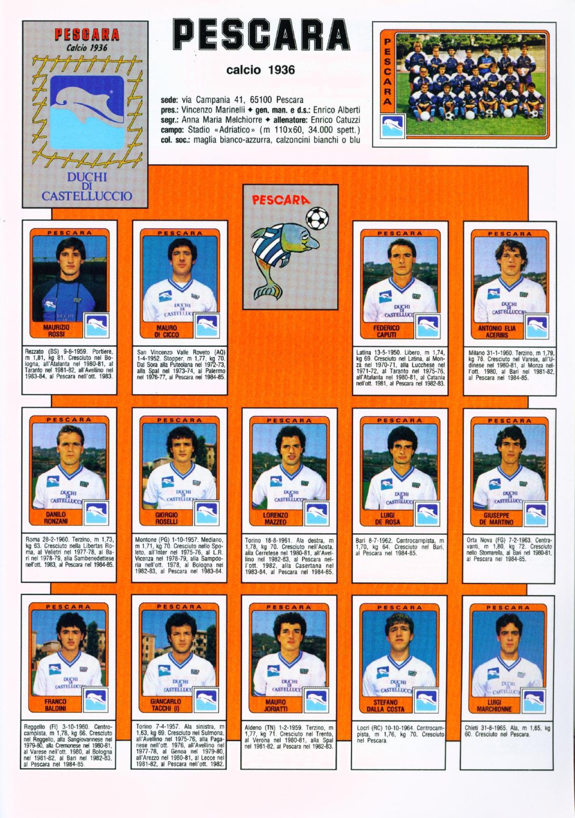 Calciatori 1984 1985 ( Panini) 51 — Postimages