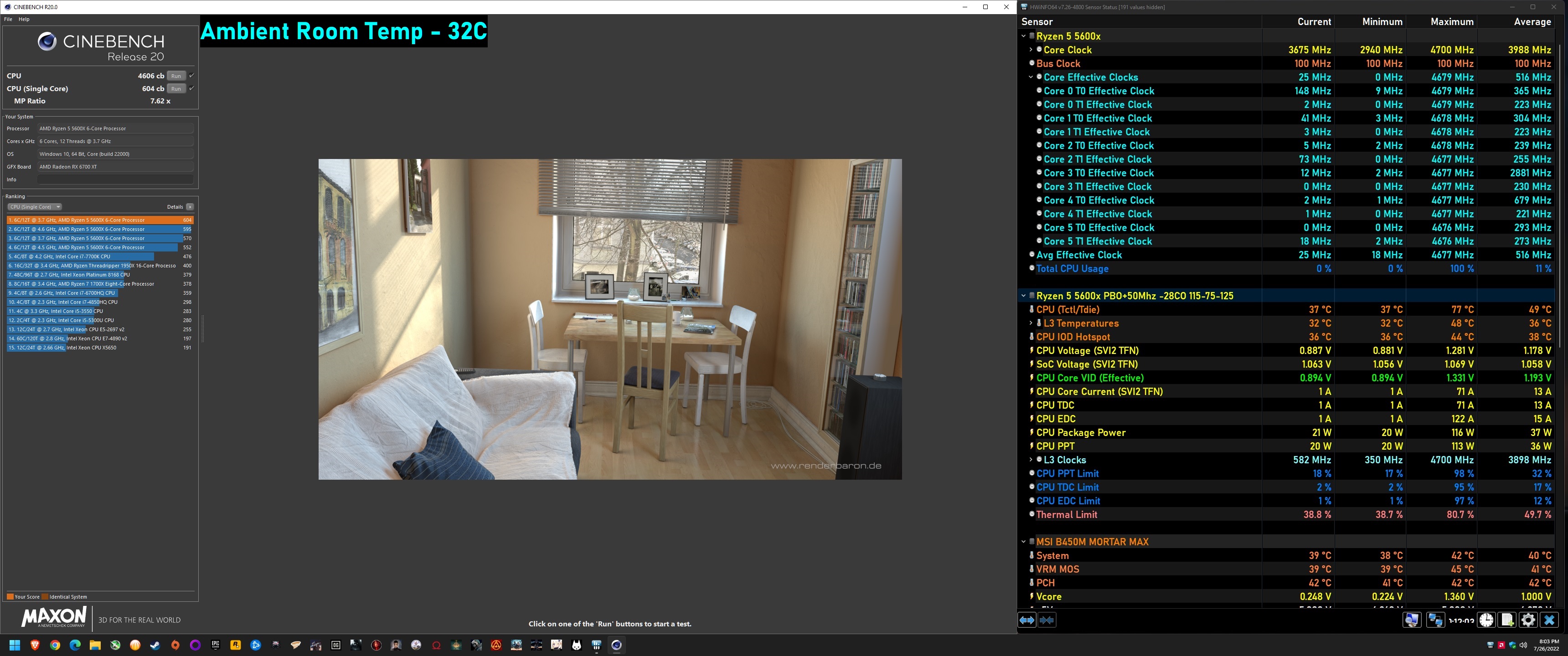 52 1 2 0 7 bios 2 H2 CPPC Enabled Pref Off PBO 50mhz 28 CO 115 75 125 ...