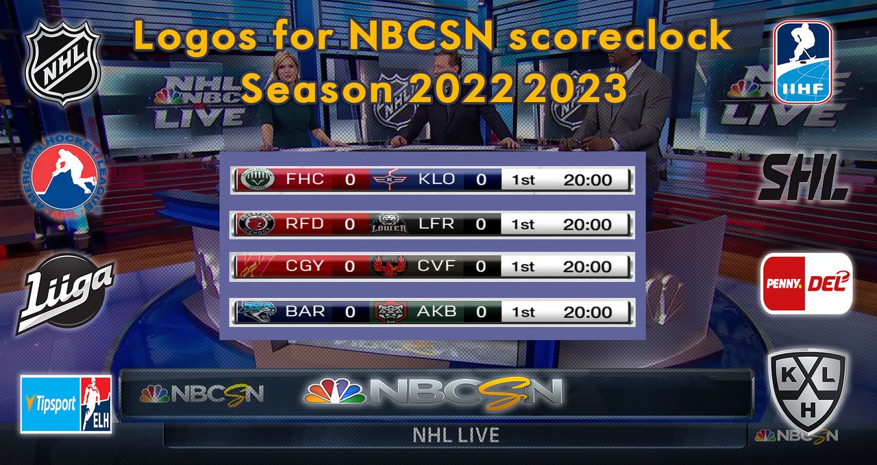 Лого для табло NBCSN 2023 - Дополнения для NHL09 - Splinterice.com